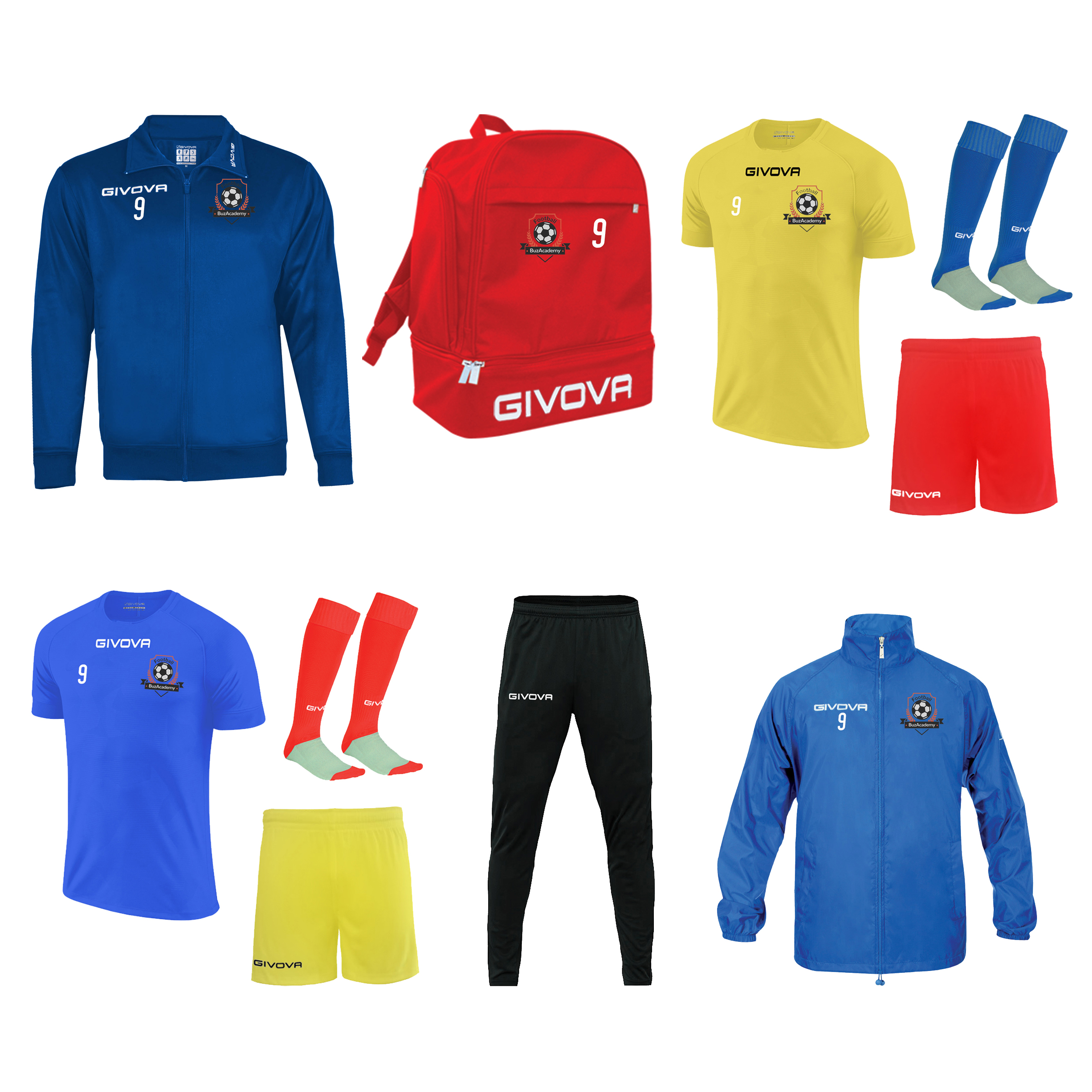 FBA Givova Full Kit Pack - My Team Shop